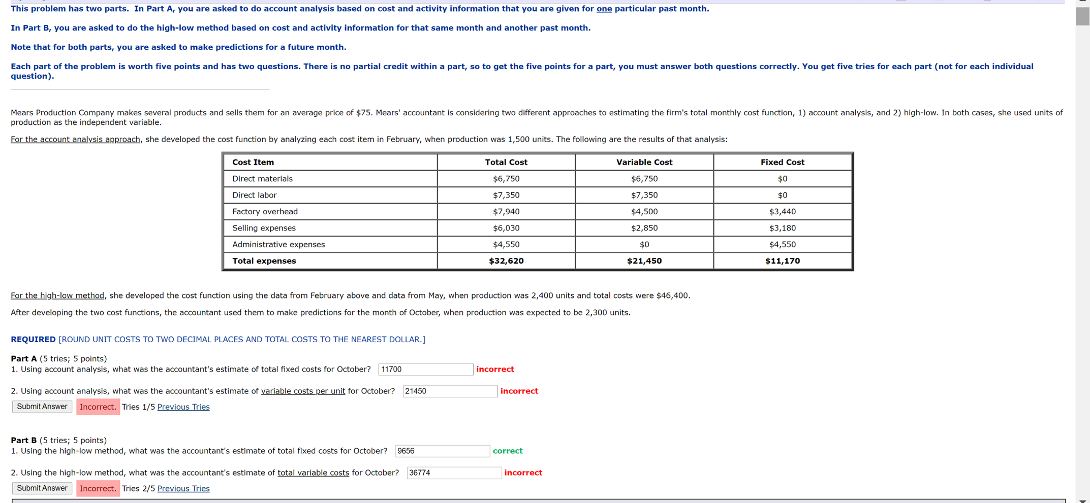 Solved Help Answer Part A questions 1 & 2 and Part B | Chegg.com