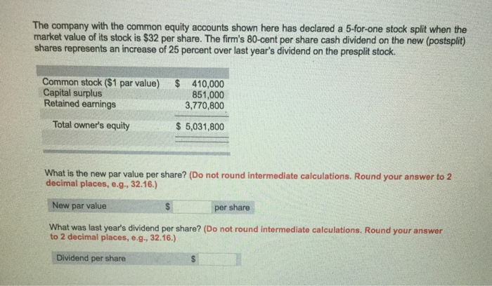Solved The company with the common equity accounts shown | Chegg.com
