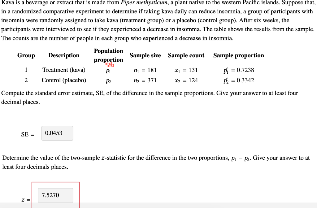 Solved Kava is a beverage or extract that is made from Piper | Chegg.com