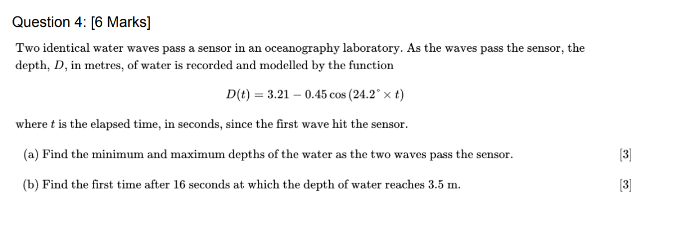Two identical water waves pass a sensor in an | Chegg.com