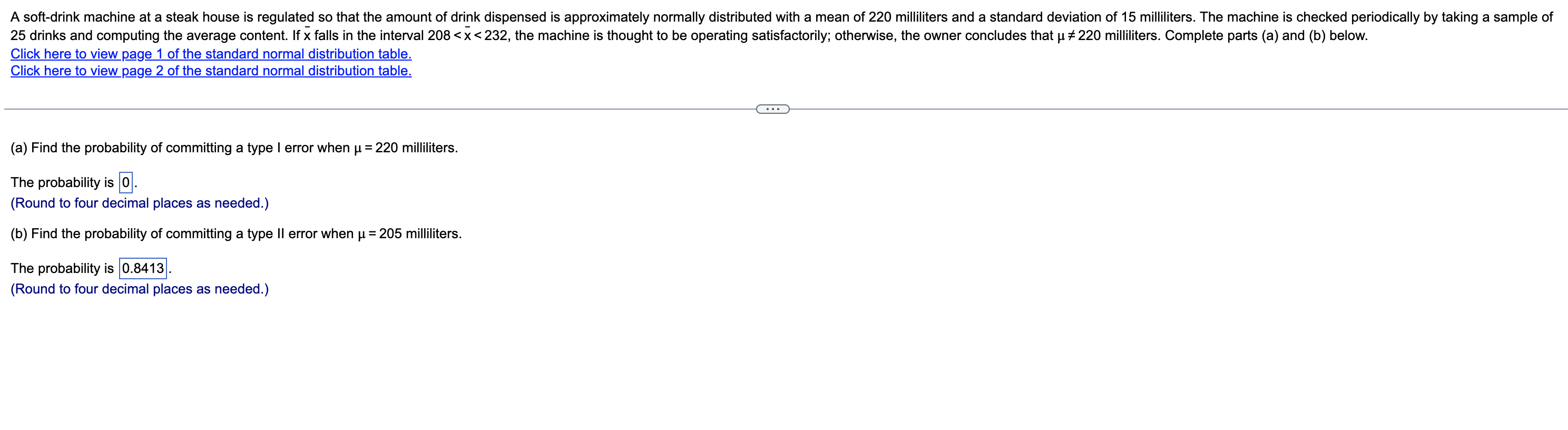 Solved (a) Find the probability of committing a type I error | Chegg.com