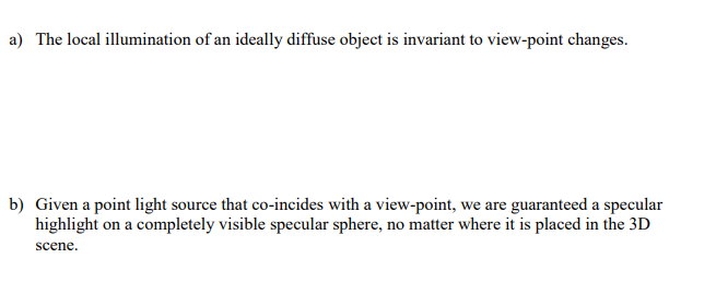 Solved ) The local illumination of an ideally diffuse object | Chegg.com
