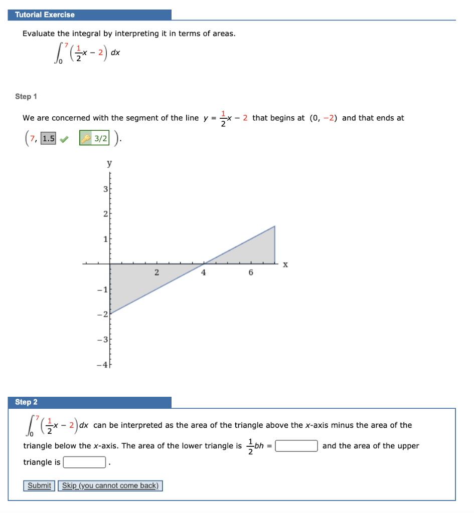 Solved Tutorial Exercise Evaluate the integral by | Chegg.com