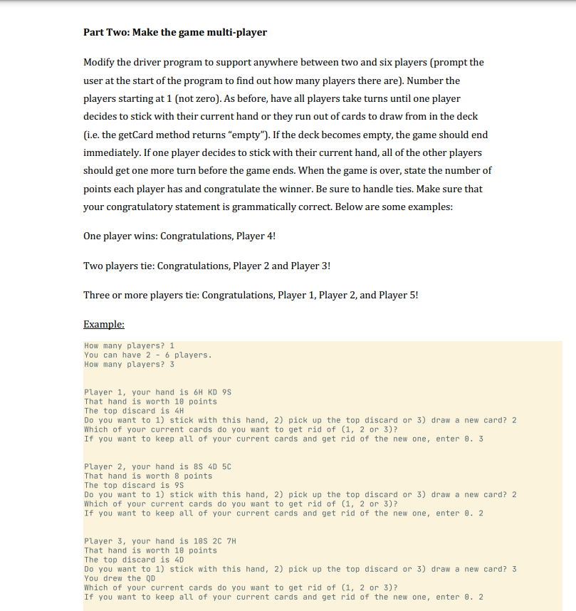 Solved In this final project of the course, we will finish | Chegg.com