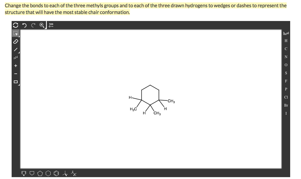 Solved The structure of a trisubstituted cyclohexane is | Chegg.com