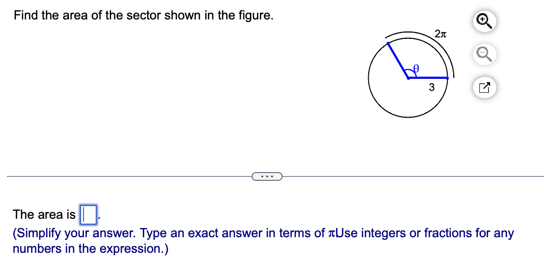 Solved Find the radius of the circle in the figure to the | Chegg.com