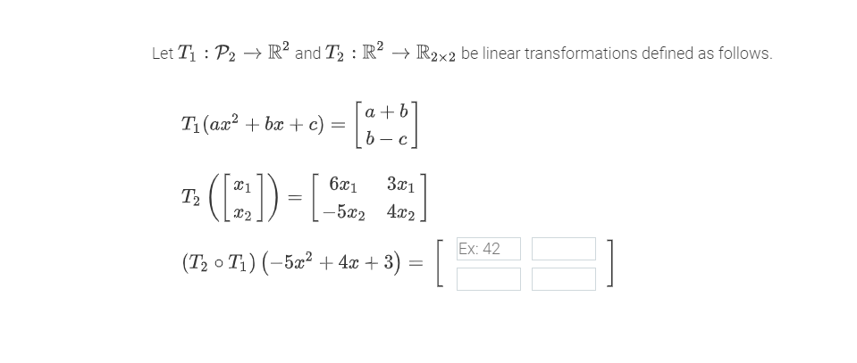 Solved 5.6.1: Compositions of linear | Chegg.com