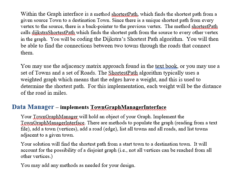 Solved Assignment Description In this project you will be | Chegg.com