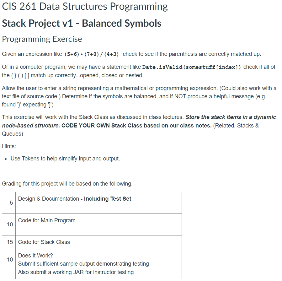 Solved Programming Exercise Given an expression like | Chegg.com