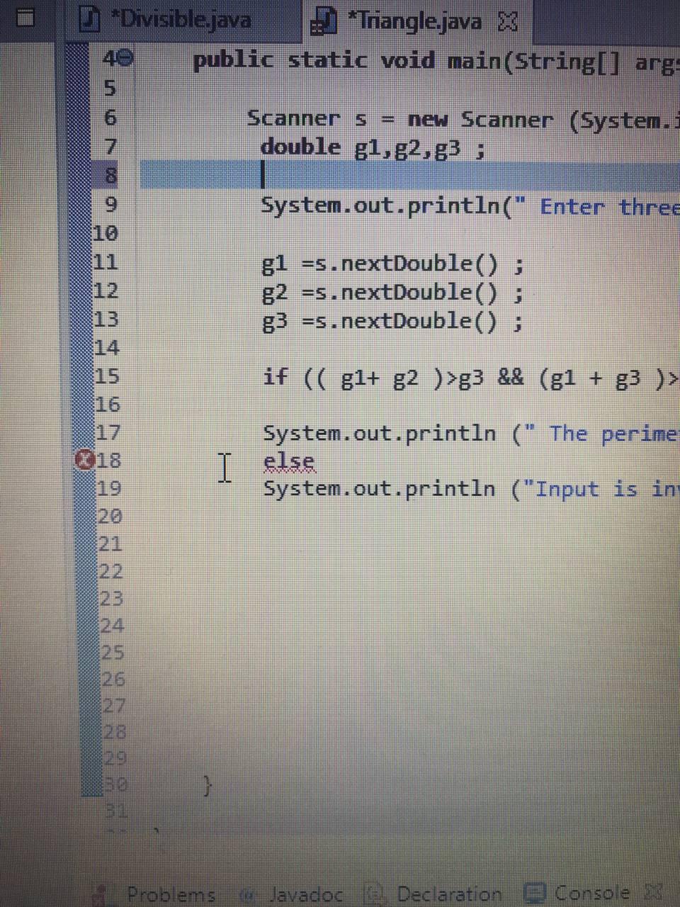 Solved D Divisiblejava Trianglejava X Public Static 9594