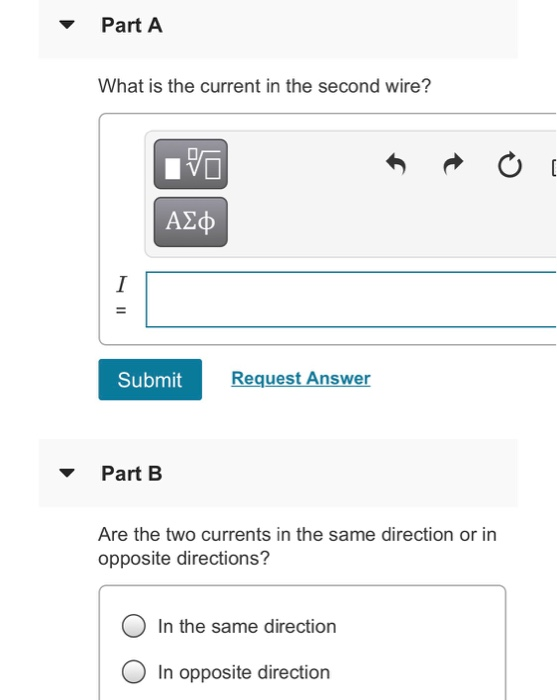 Solved Two long, parallel wires are separated by a distance | Chegg.com