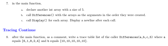 Solved Replit Project Arrays Setup 1 Write The Statement