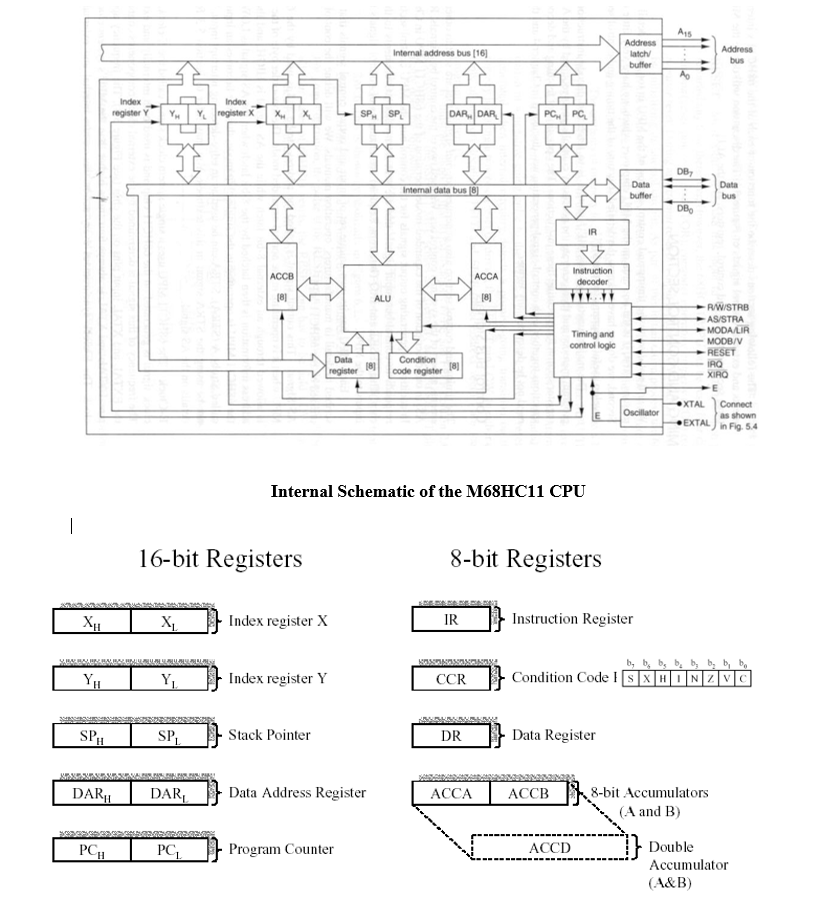 Solved Why do some pins on the 68HC11E9 pin-out diagram have | Chegg.com