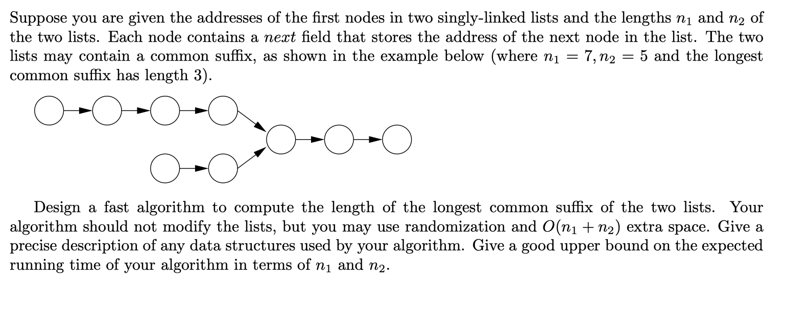 Solved Suppose you are given the addresses of the first | Chegg.com