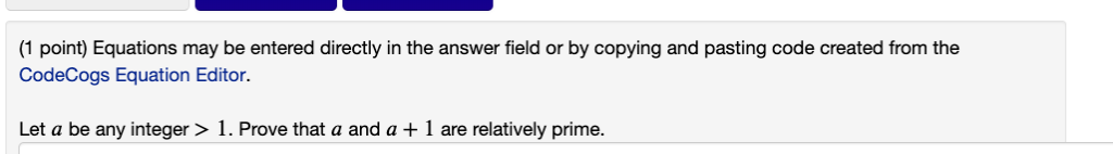 Solved (1 point) Equations may be entered directly in the | Chegg.com