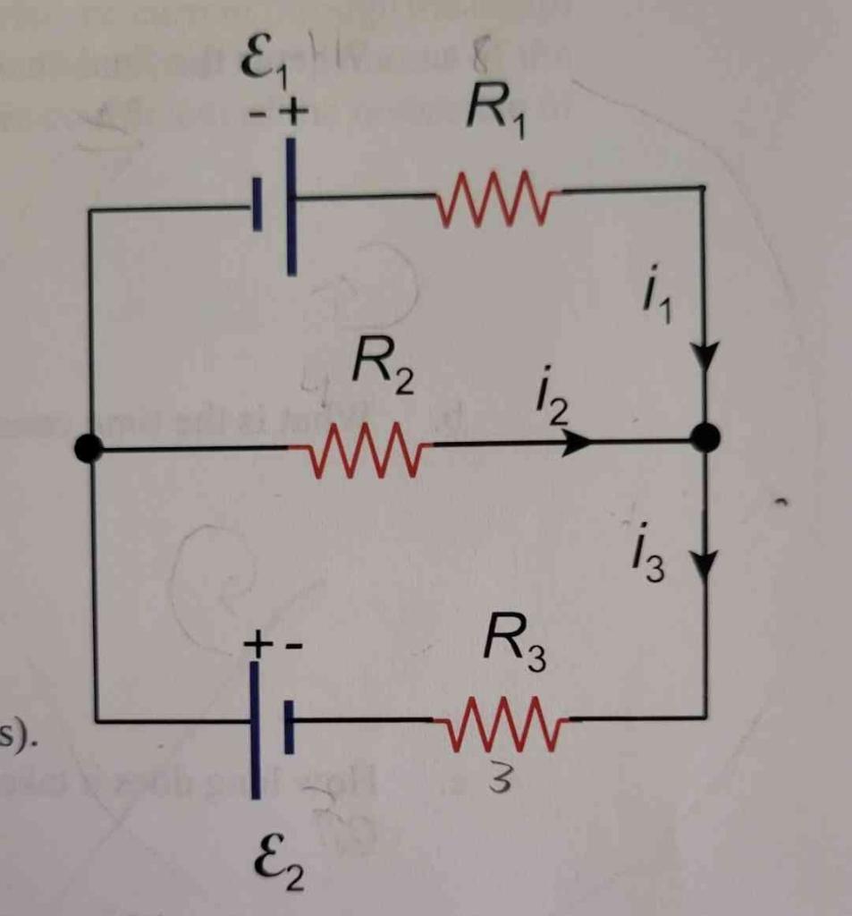 Solved Find the current in each branch of the circuit shown | Chegg.com