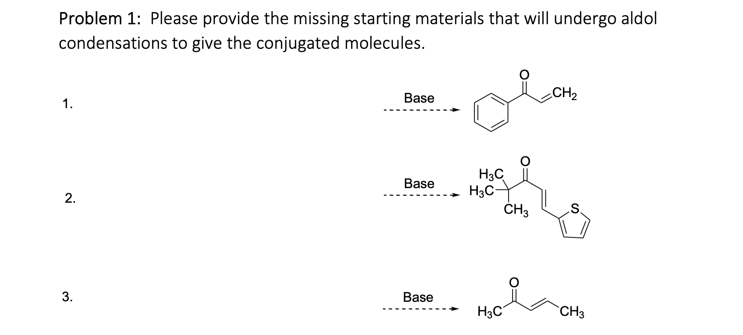 Solved Problem 1: Please provide the missing starting | Chegg.com