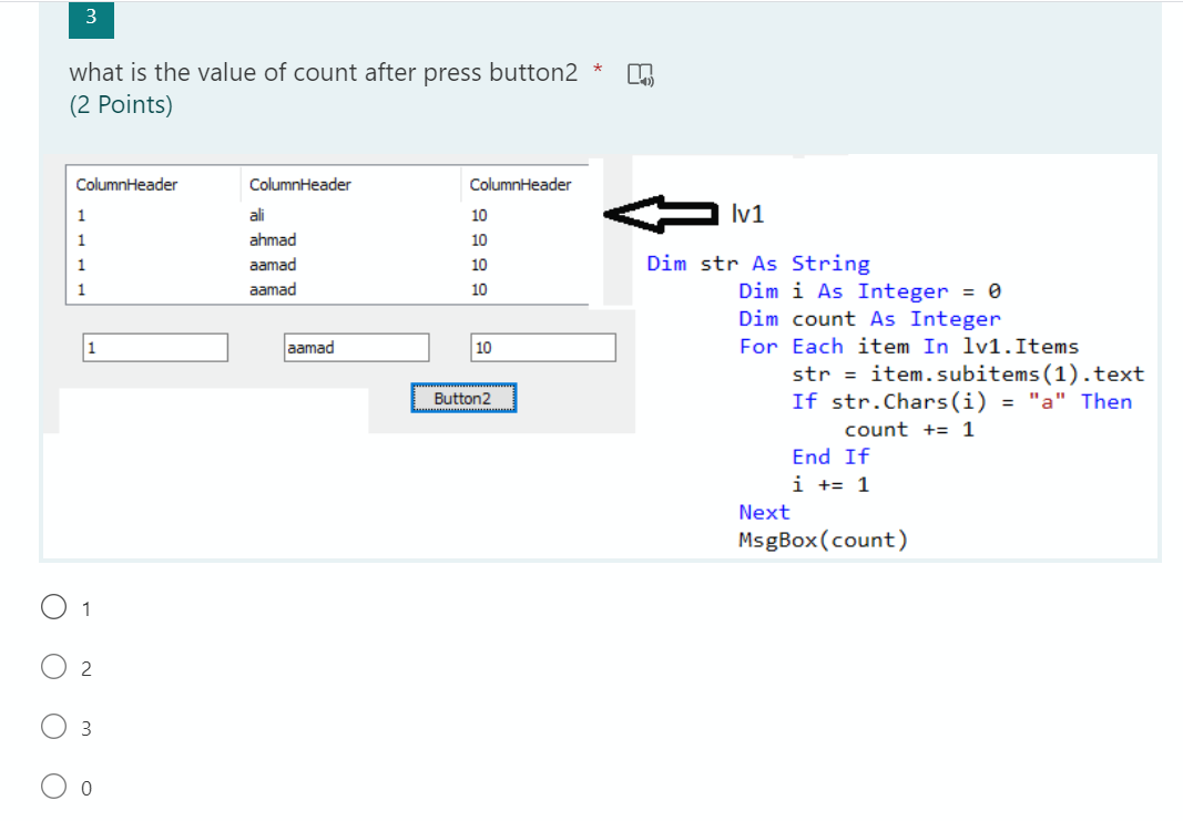 Solved 3 what is the value of count after press button2 (2 | Chegg.com