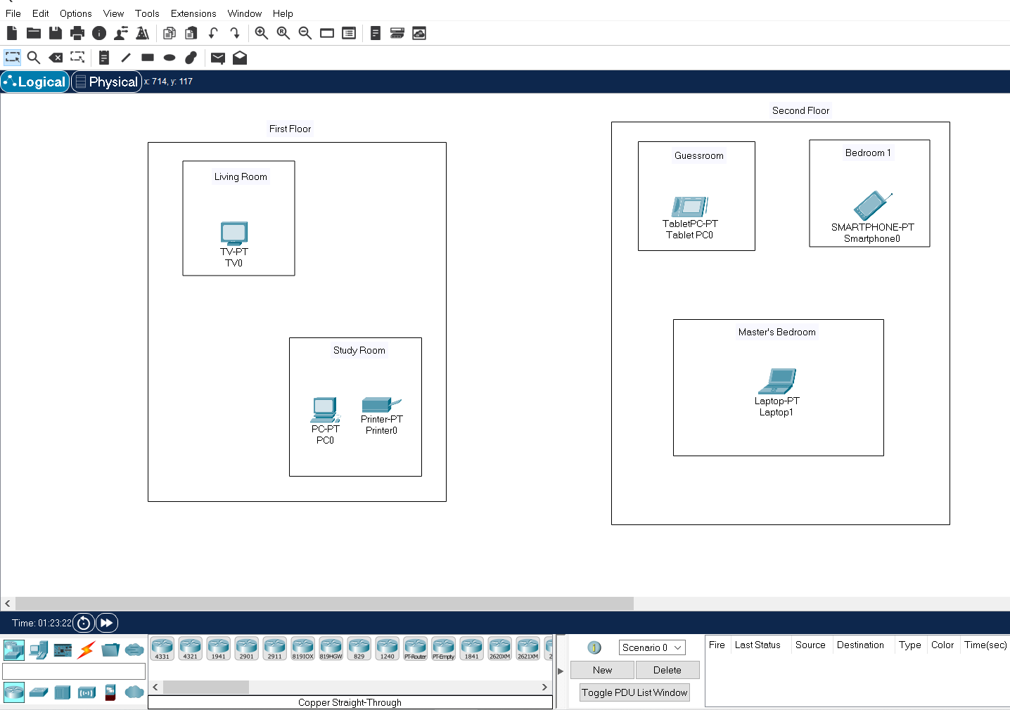 Create the Physical And Logical Layout for this 2 | Chegg.com