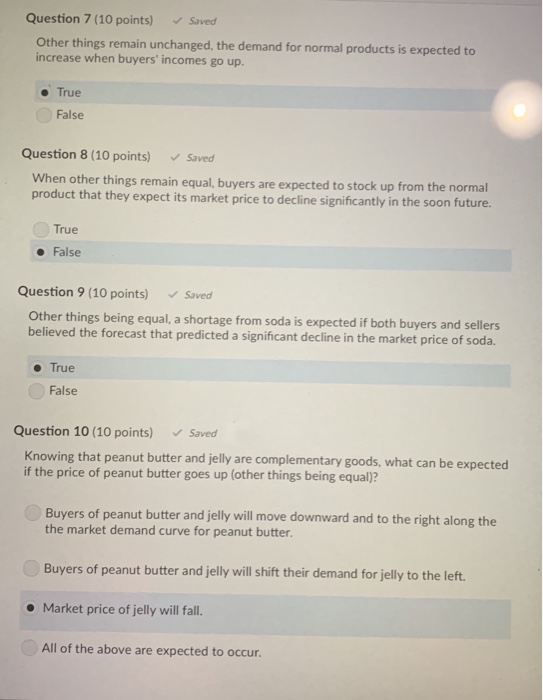 Solved Question 1 (10 points) Saved Other things remain | Chegg.com Solved Question 1 (10 points) Saved Other things remain | Chegg.com