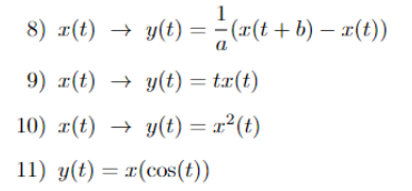 Solved Problem 2: Study the linearity and time invariance of | Chegg.com