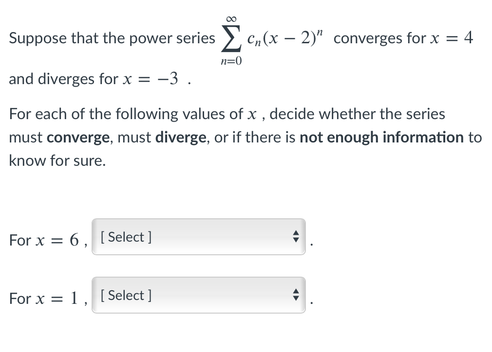 Solved Suppose that the power series 2 c» (x – 2)" converges | Chegg.com