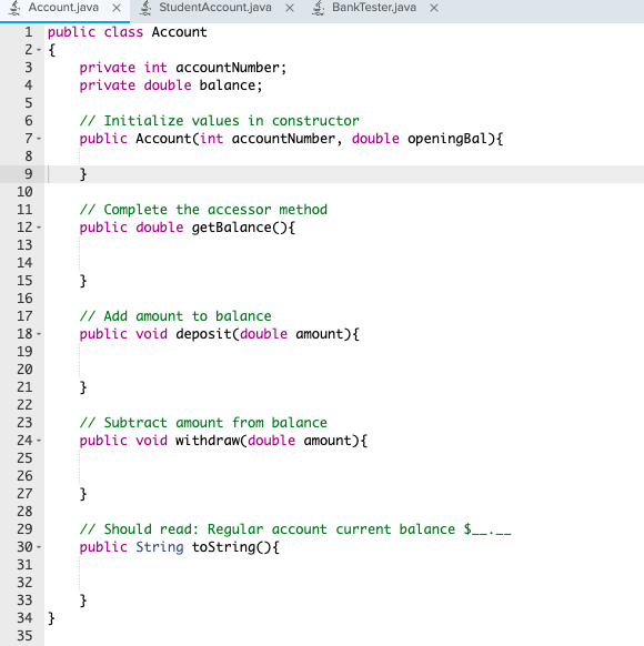 Solved For this exercise, you will be completing the Account | Chegg.com