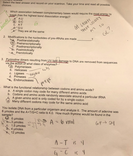 Solved Select the best answer and record on your scantron. | Chegg.com