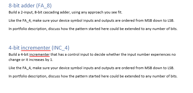 Solved CSC 120 - Portfolio c1 Circuits: half adder, full | Chegg.com
