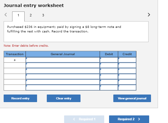 Solved For each of the events above, prepare journal | Chegg.com