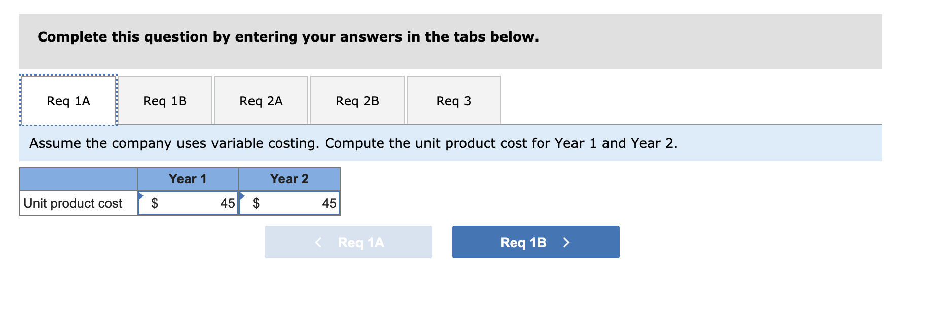Solved Exercise 6-9 (Static) Variable and Absorption Costing | Chegg.com