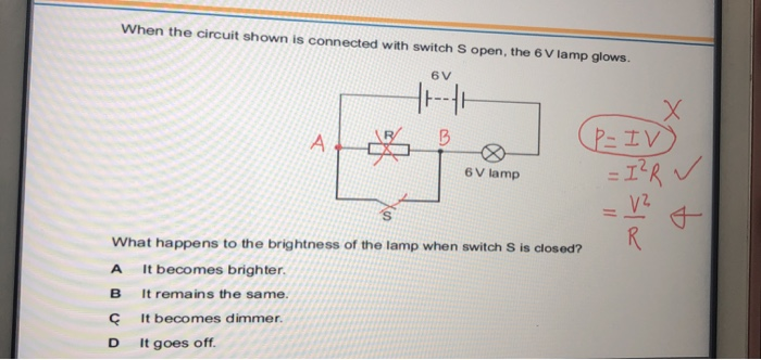 Solved When the circuit shown is connected with switch S | Chegg.com