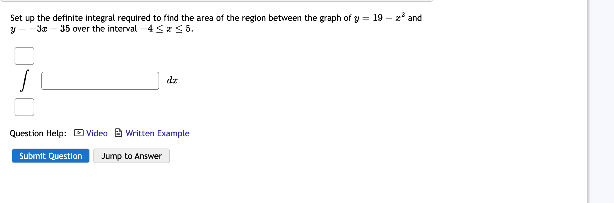 Solved Set up the definite integral required to find the | Chegg.com