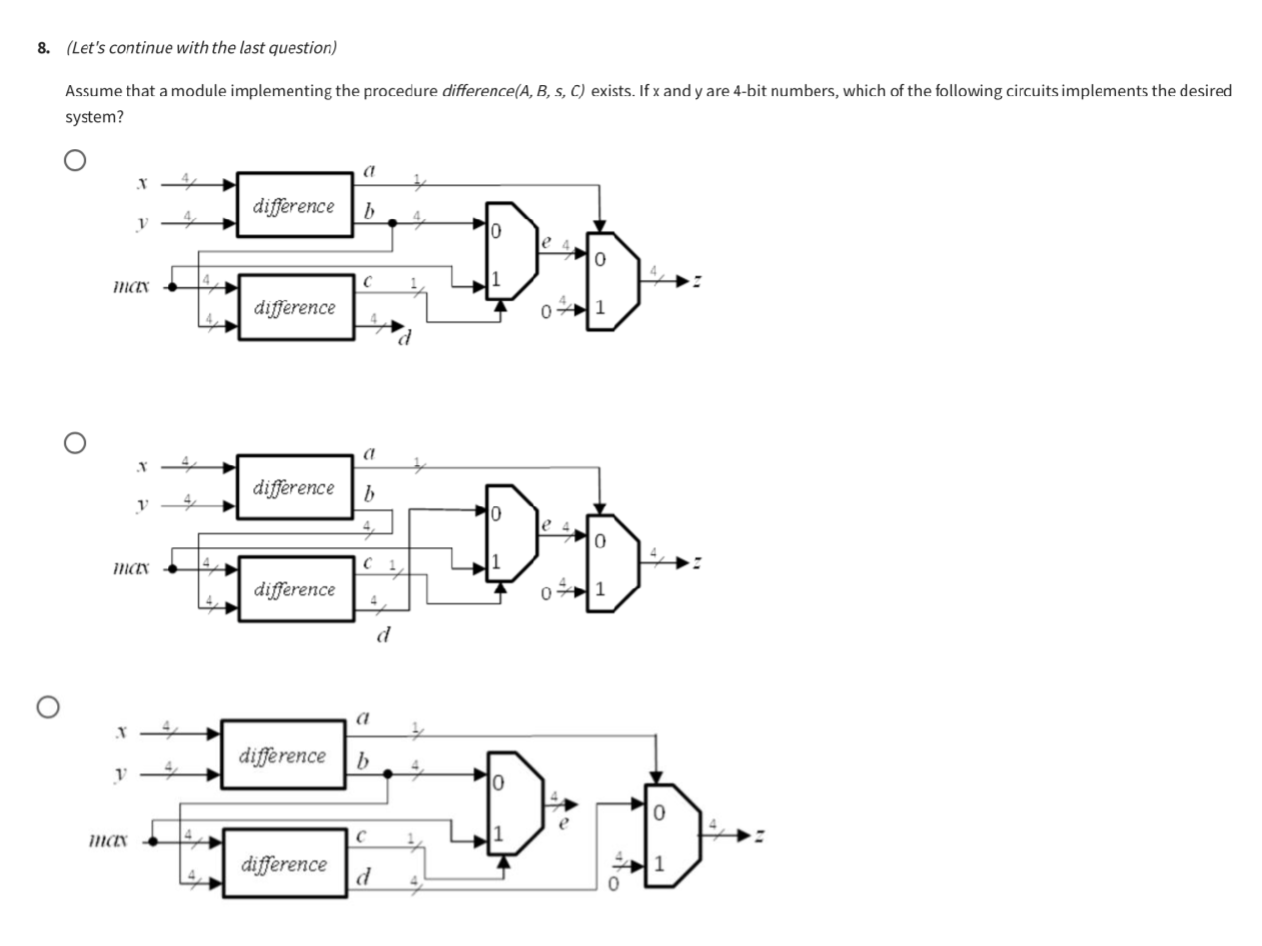 Solved 8. (Let's continue with the last question) Assume | Chegg.com