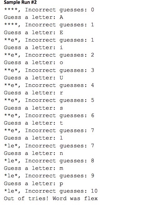 Solved 2. Create a very simple game of hangman. You are | Chegg.com