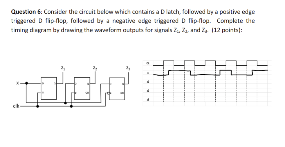 Solved Question 6: Consider the circuit below which contains | Chegg.com