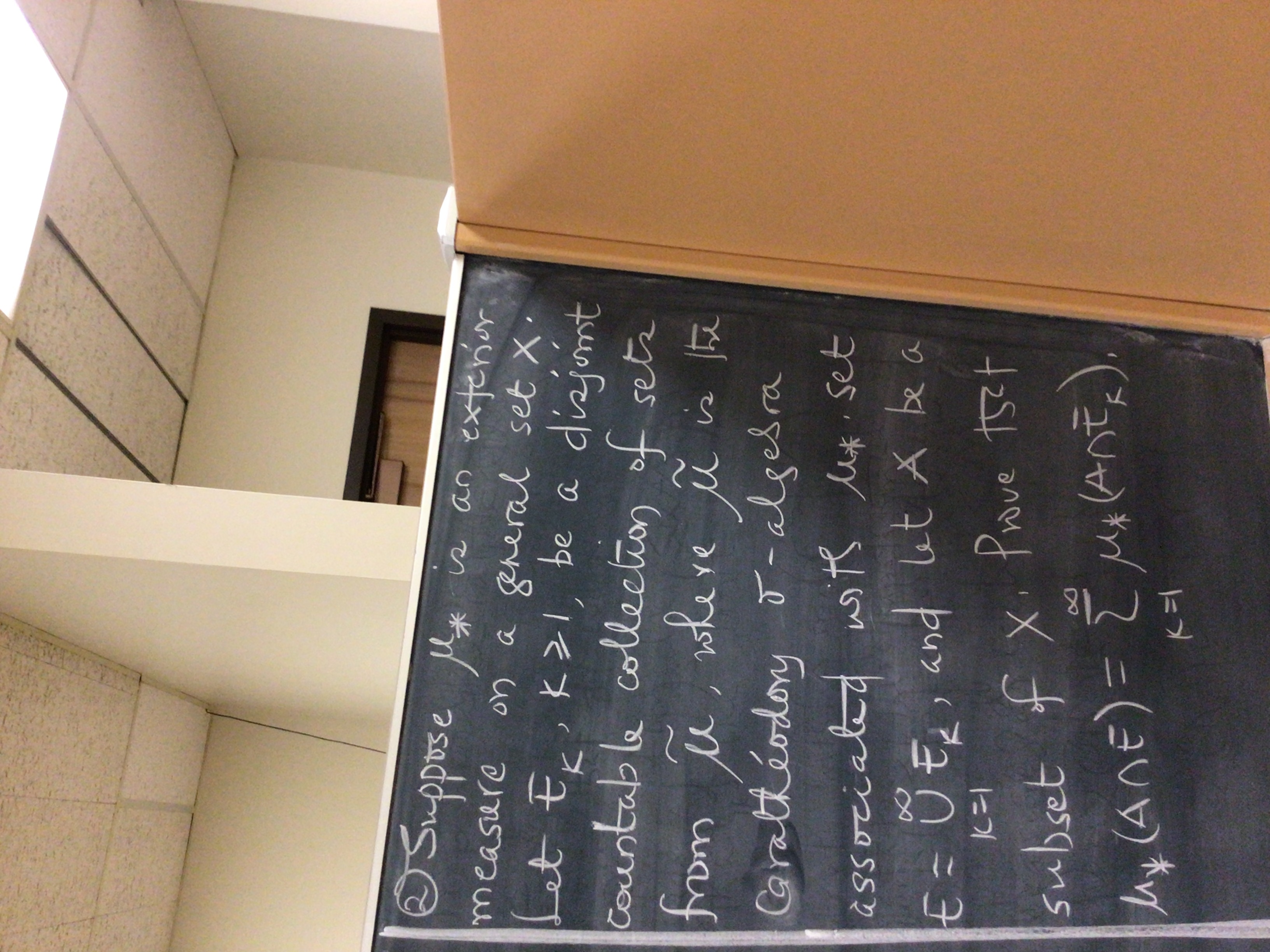Solved measure on a gheral set X. Let Ek,k⩾1, be a disjoint | Chegg.com