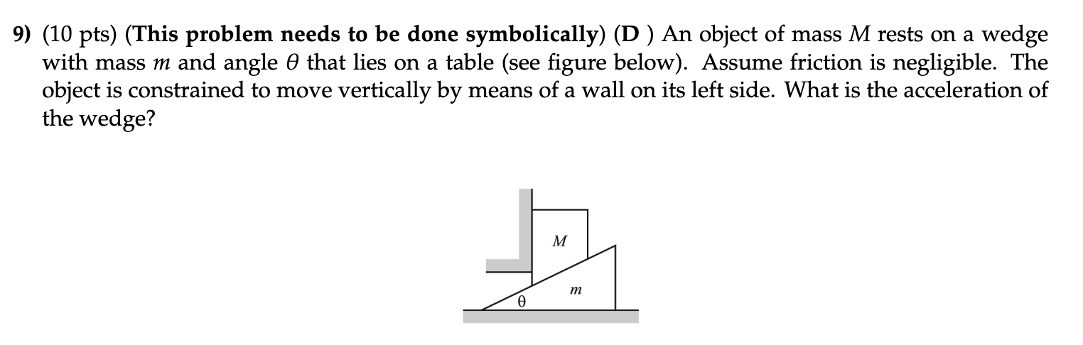 Solved 9) (10 pts) (This problem needs to be done | Chegg.com