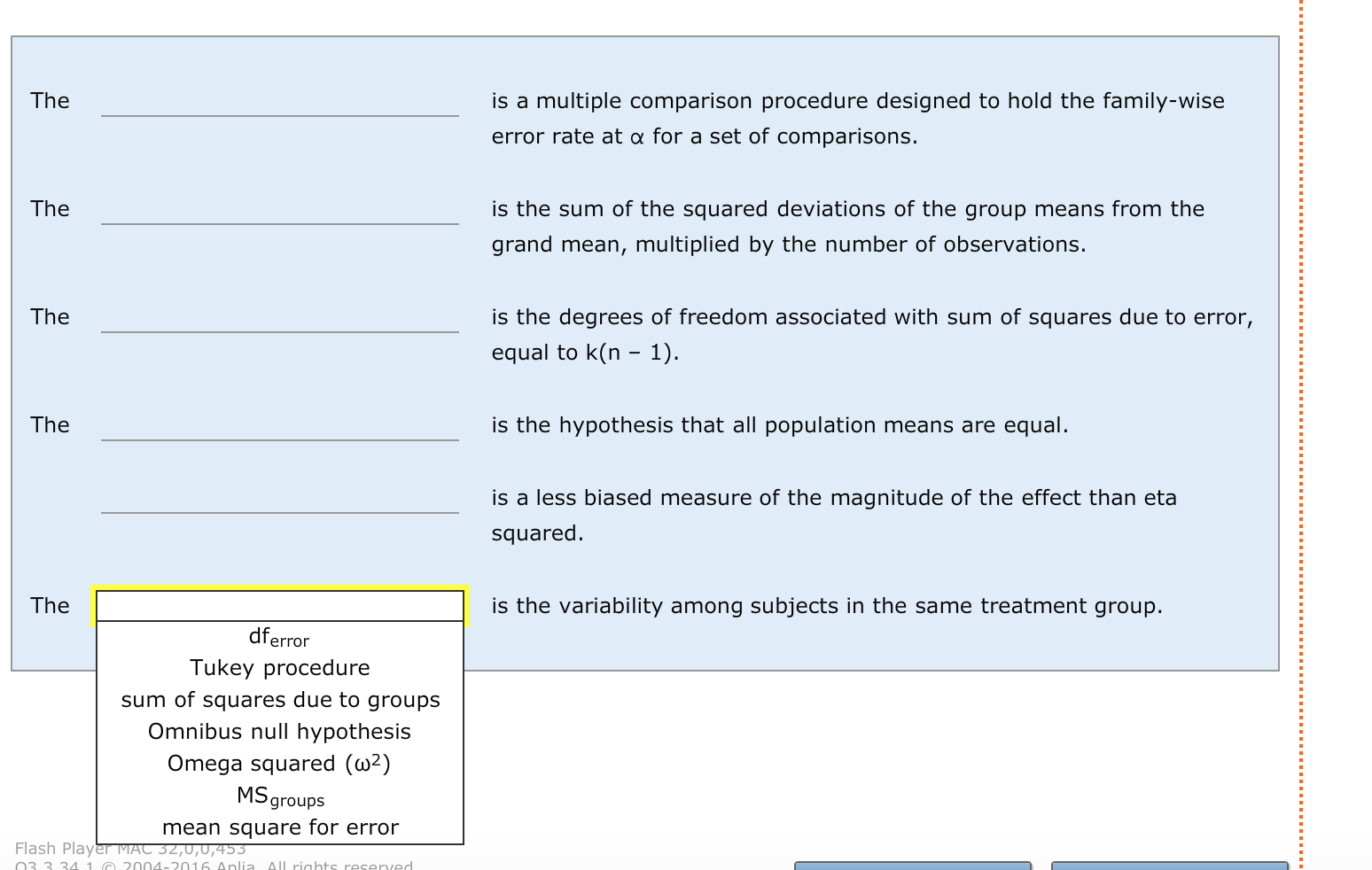 Solved The is a multiple comparison procedure designed to | Chegg.com