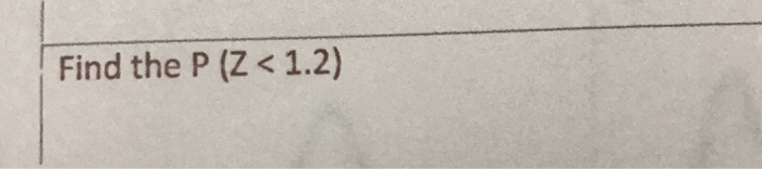 Solved Find the P (Z