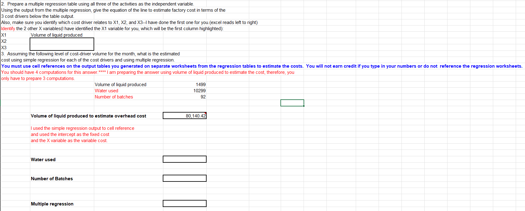 2. Prepare a multiple regression table using all | Chegg.com