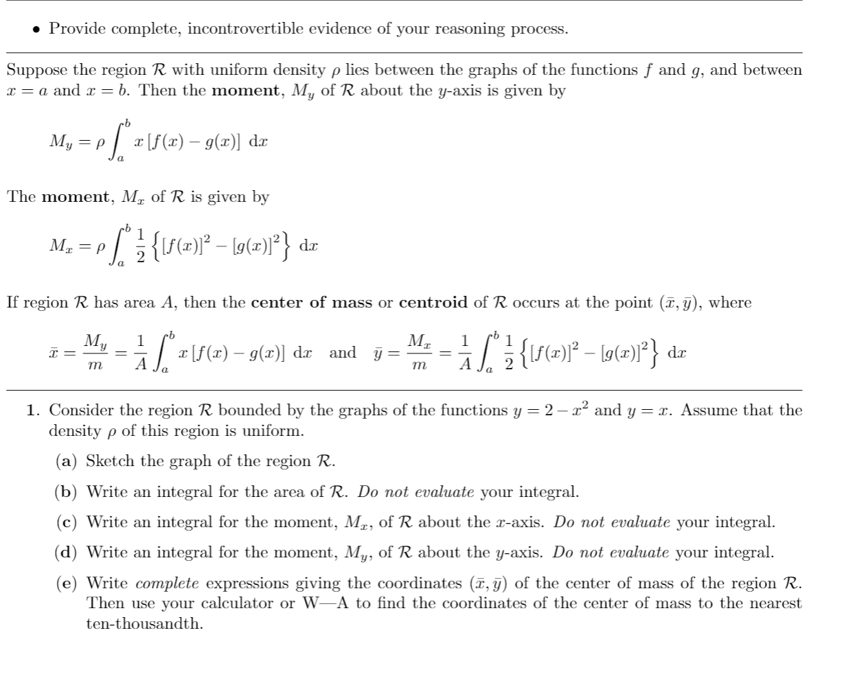 Solved • Provide complete, incontrovertible evidence of your | Chegg.com