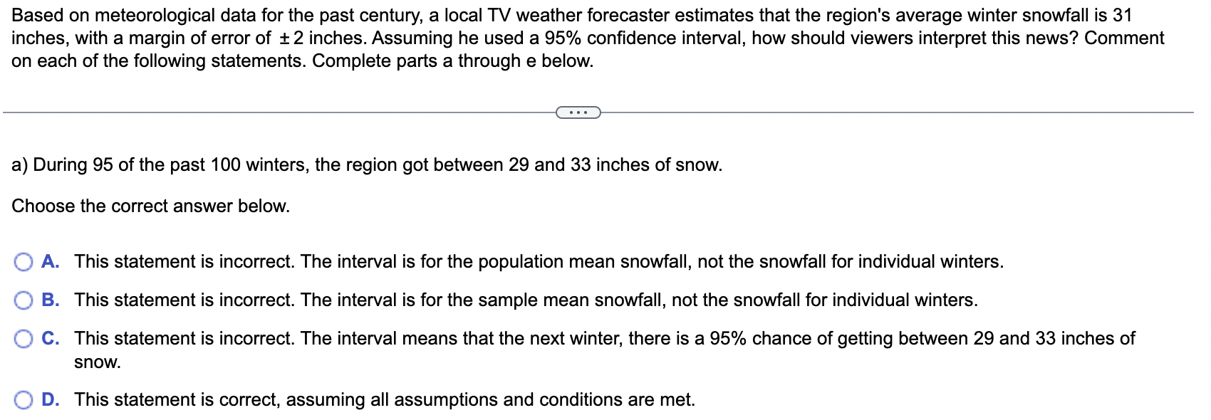 Solved Based On Meteorological Data For The Past Century A