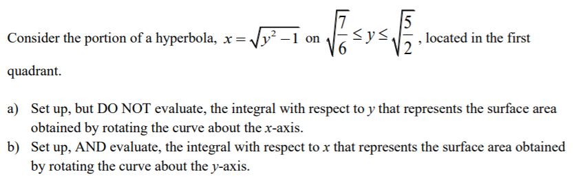 Solved , located in the first Set up, but DO NOT evaluate, | Chegg.com