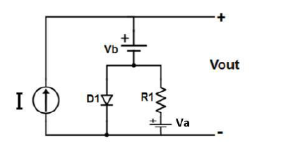 Solved Plot Vout as a function of I for the circuits shown | Chegg.com