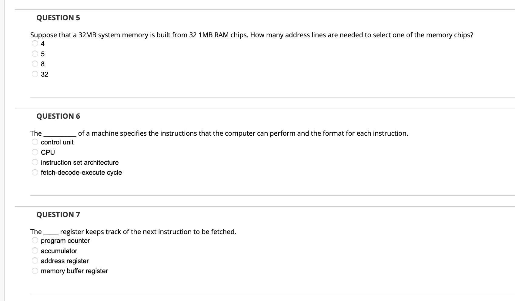 Solved Suppose that a 32MB system memory is built from 321MB | Chegg.com