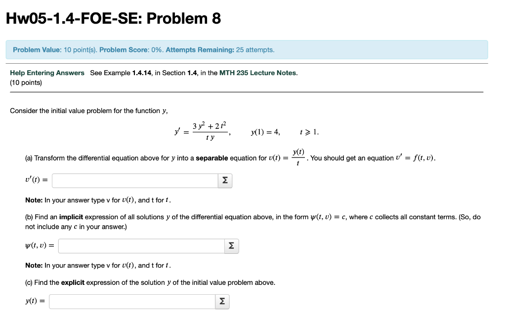 Solved Hw05-1.4-FOE-SE: Problem 8 Problem Value: 10 | Chegg.com