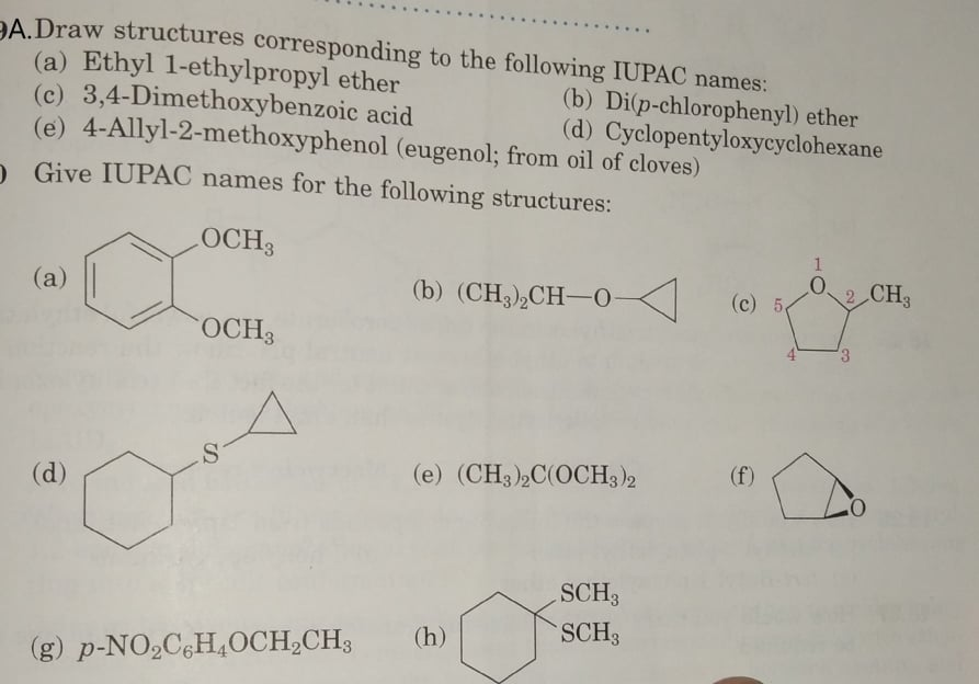 Solved A.Draw structures corresponding to the following | Chegg.com