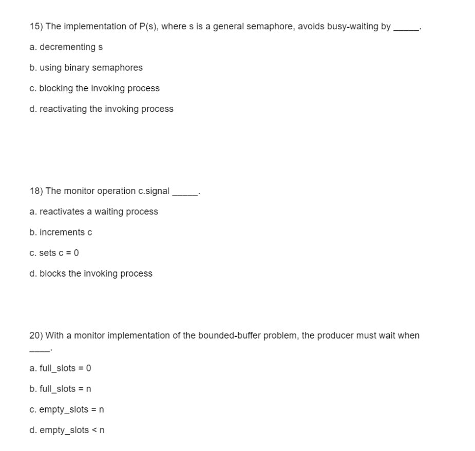 Solved 15) The implementation of P(s), where s is a general | Chegg.com
