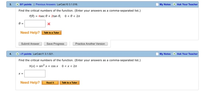 Solved 3. 01 points | Previous Answers LarCalc10 3.1.016 My | Chegg.com Solved 3. 01 points | Previous Answers LarCalc10 3.1.016 My | Chegg.com